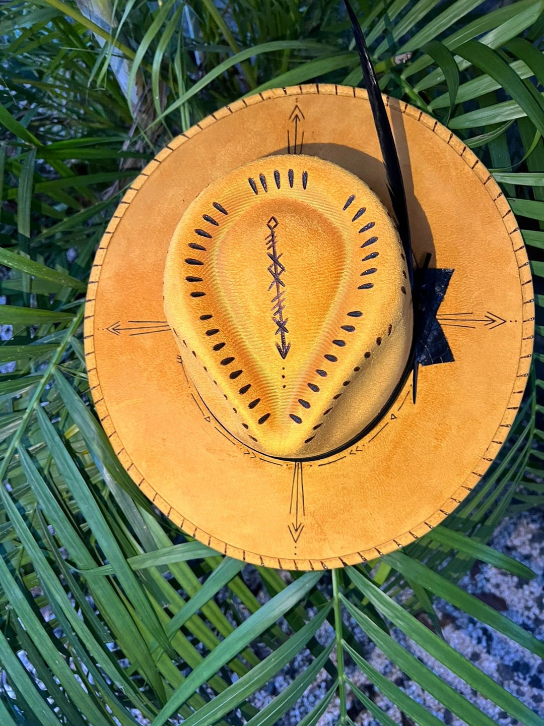 FEDORA HAT Vibrant Yellow, , Fashionable Unisex Accessory, Unique Gift ...