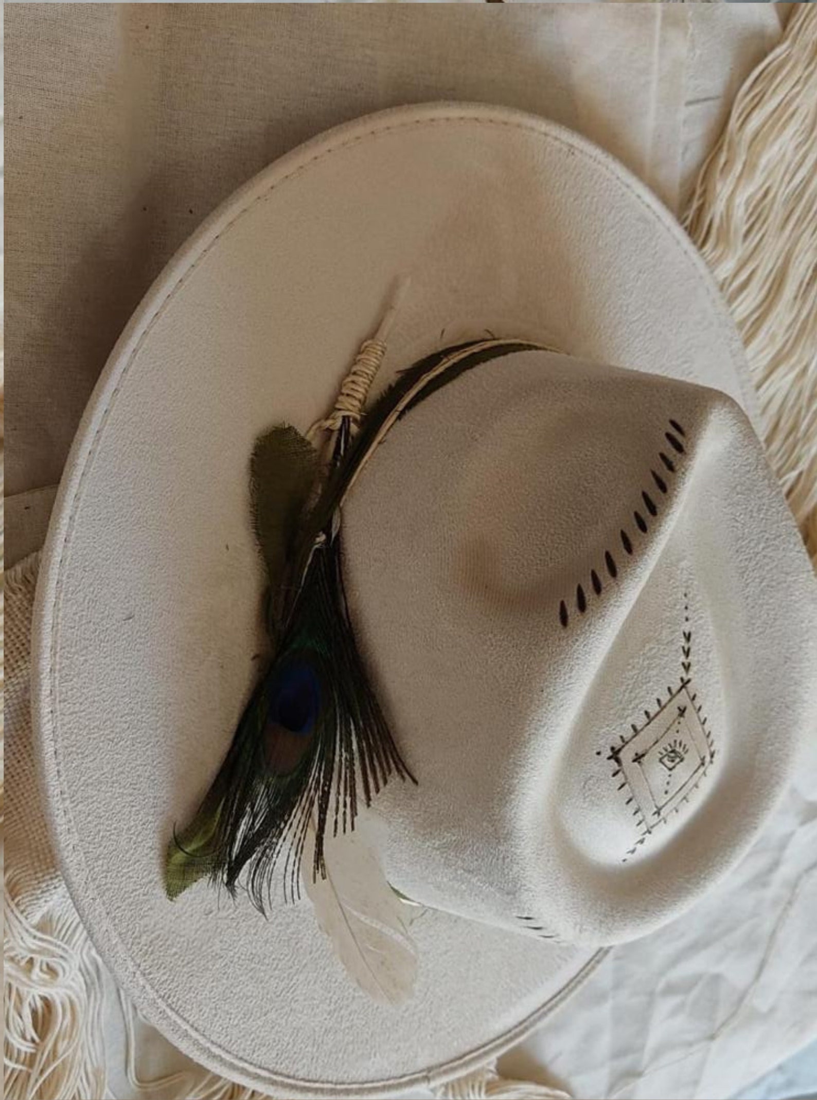 Viking Runes Enigma Fedora Hat: Channel Ancient Power in Tulum Style ...