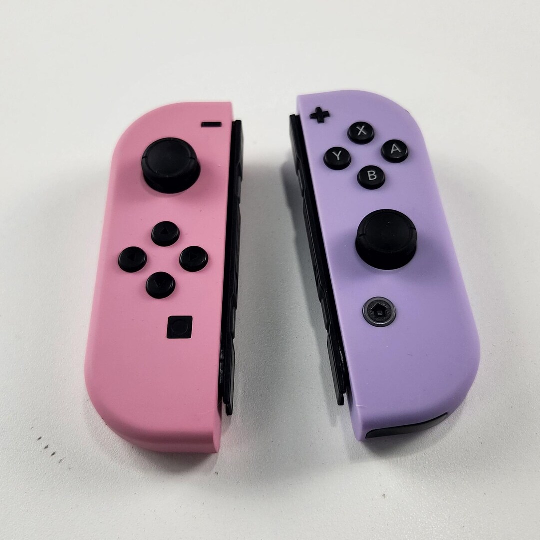 Soft Custom Nintendo Switch Joy Con pink and Purple Colorful - Etsy