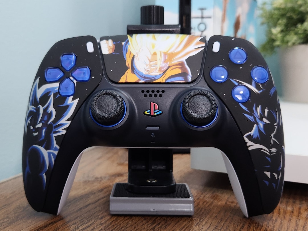 Custom PS5 Sony Dualsense Controller Goku's Super Saiyan hidden Within ...