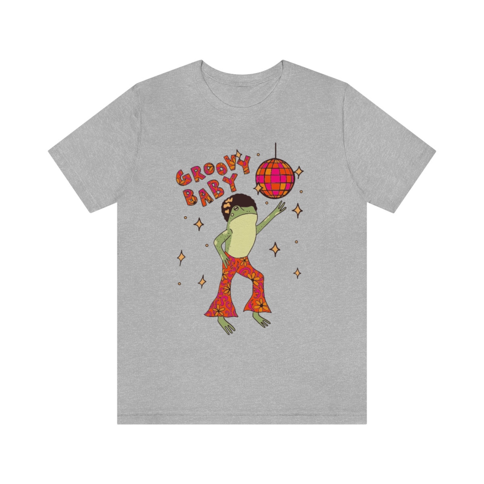 Groovy Baby Frog Shirt Disco Frog Tee Groovy Frog Shirt Y2k - Etsy