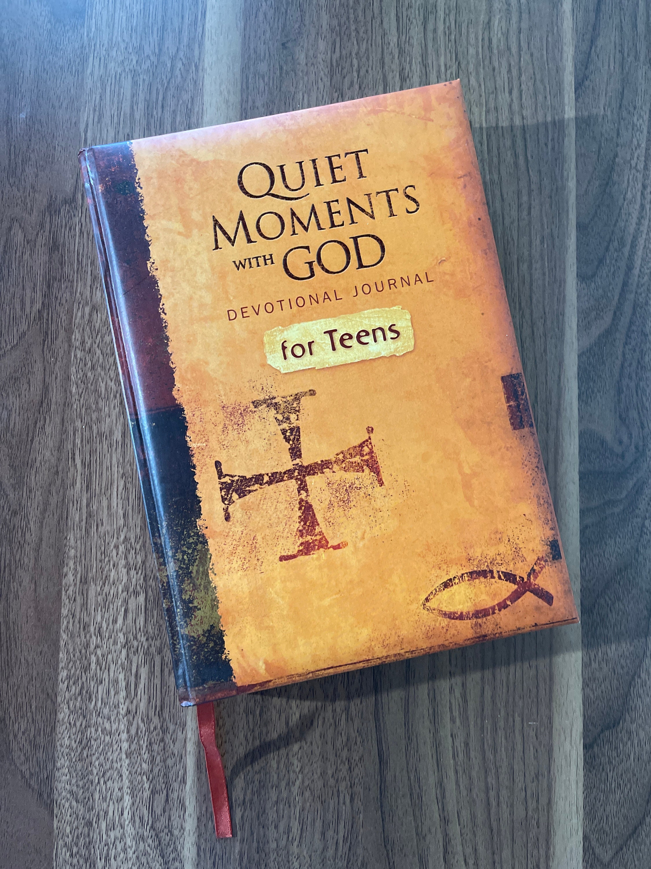 Quiet Moments With God. Devotional Journal for Teens. Christian Books ...
