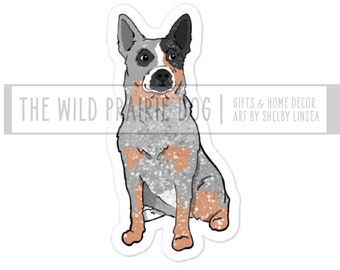 Cartoon Blue Heeler - Etsy