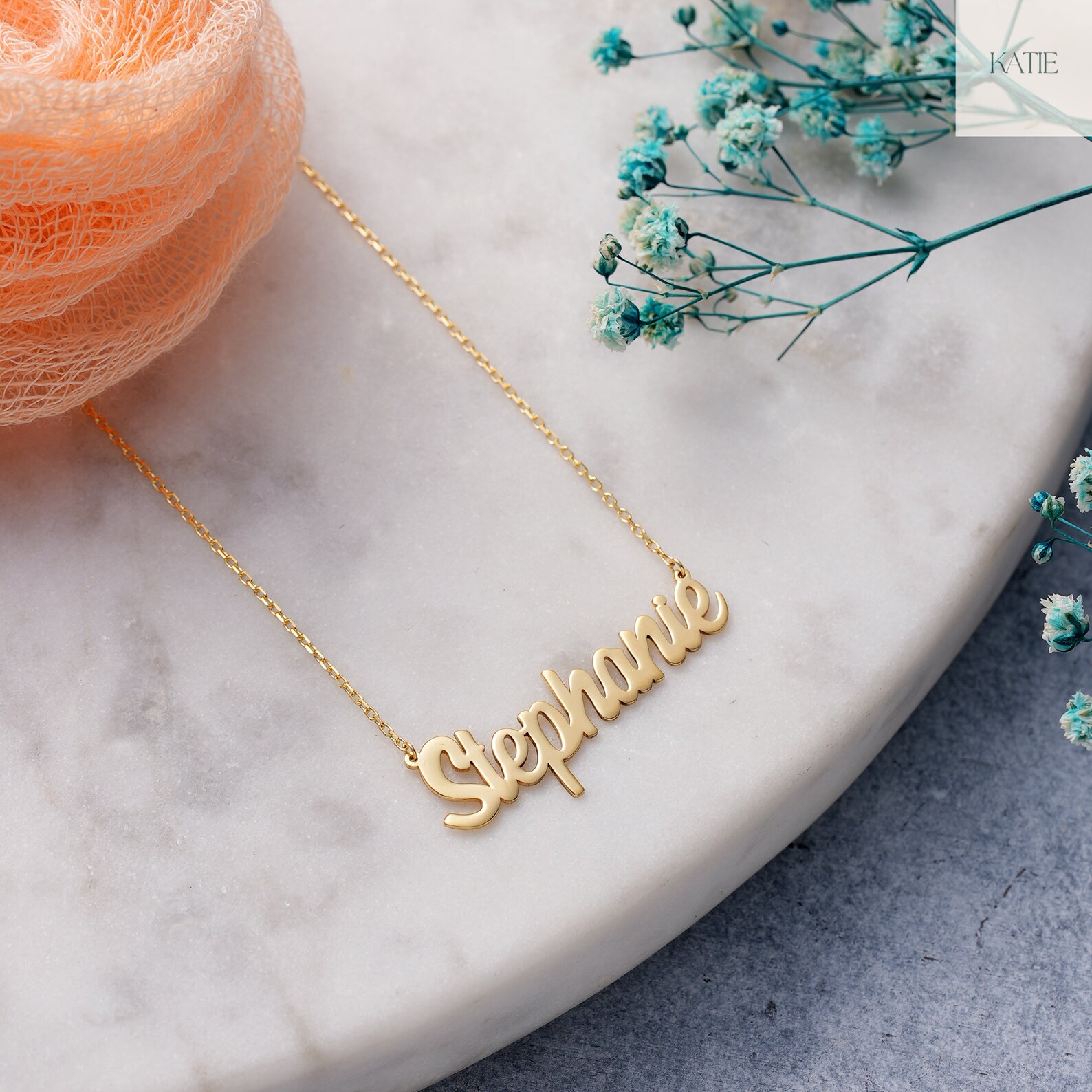 Christmas Gifts for Young Girls, Name Plate Necklace, Baby Name ...