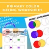 Basic Color Theory Worksheet | Art Worksheet | Color Theory Packet ...