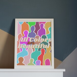 Inclusive Classroom Art, Set of 3, Diversity Poster, Human Equality Art ...