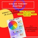 Basic Color Theory Worksheet | Art Worksheet | Color Theory Poster ...