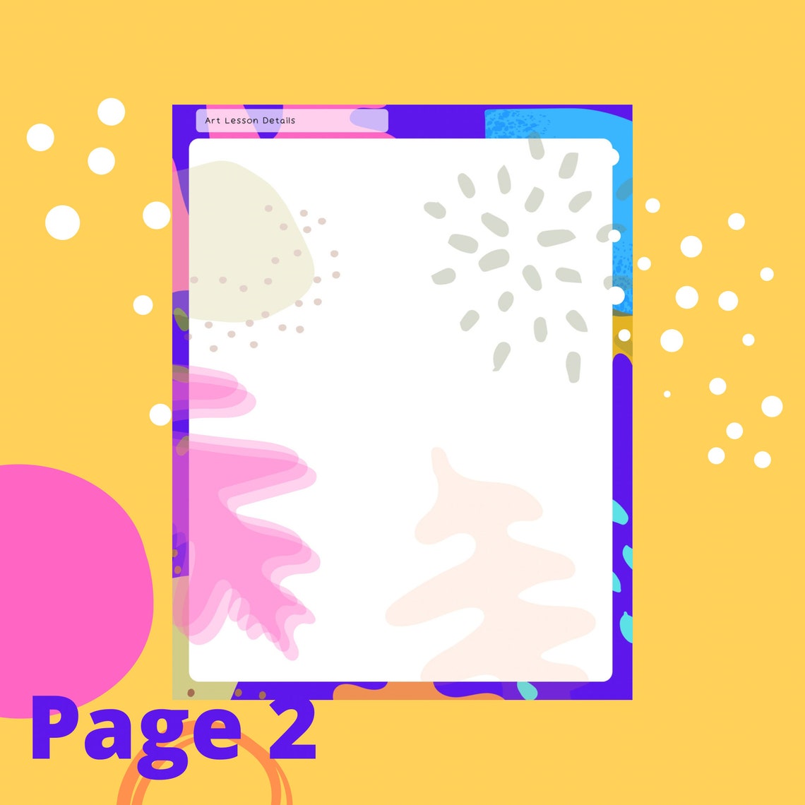 Art Curriculum Template | Curriculum Design | Art Project Template ...