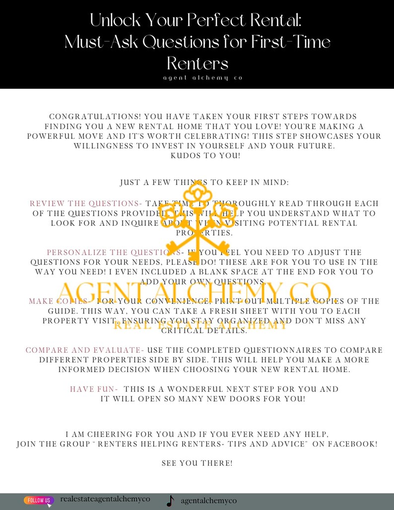 Unlock Your Perfect Rental: Must-ask Questions for First Time Renters ...