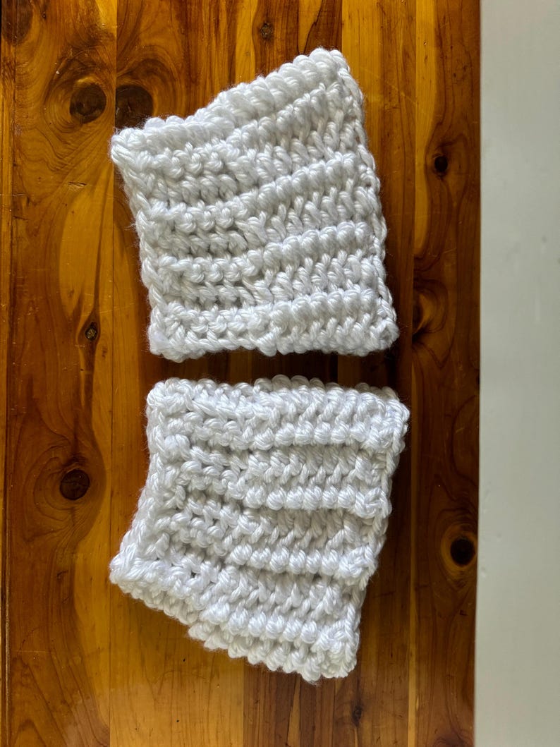 Crocheted Chunky Boot Cuffs Crocheted Leg Warmers - Etsy