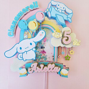 Cinnamoroll Cake Topper| 3D Shaker Topper| Kawaii Shaker| Custom Cake ...