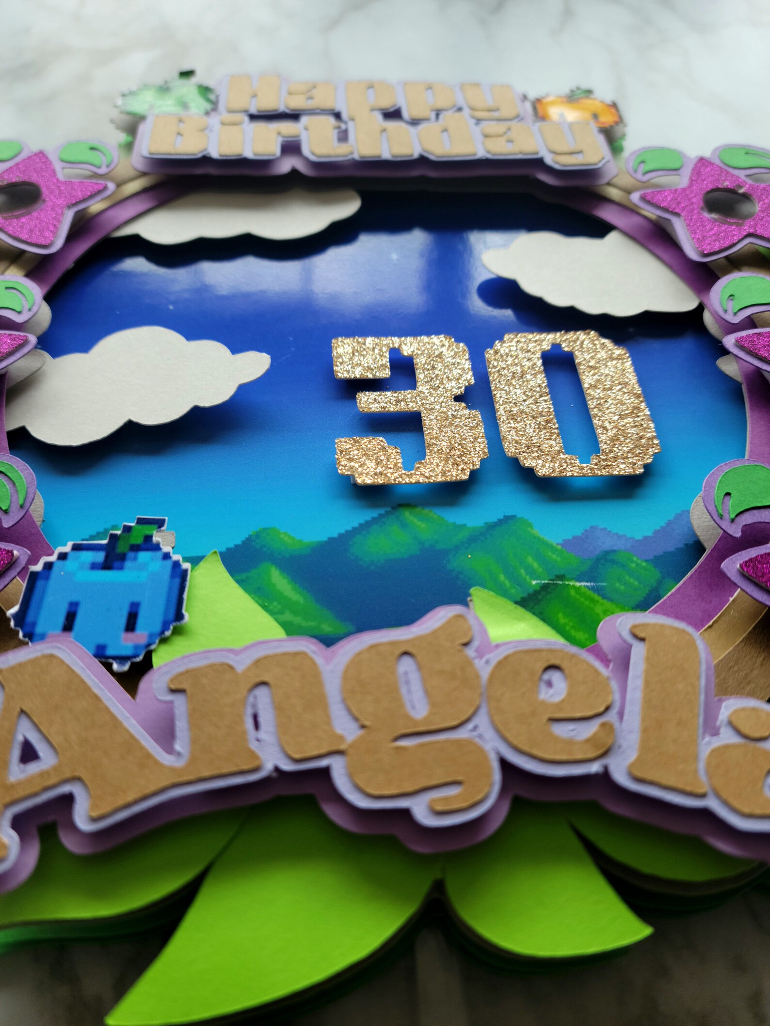 Stardew Valley Star Drop Stardew Valley Game Gamer Cake Topper Junimo ...