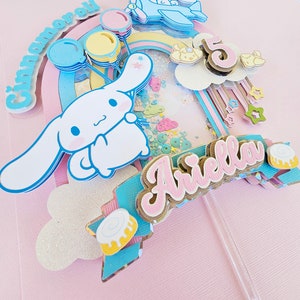 Cinnamoroll Cake Topper| 3D Shaker Topper| Kawaii Shaker| Custom Cake ...