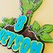 Personalized Zombie Birthday Cake Topper: Ghoulish Hand Party Decor - Etsy