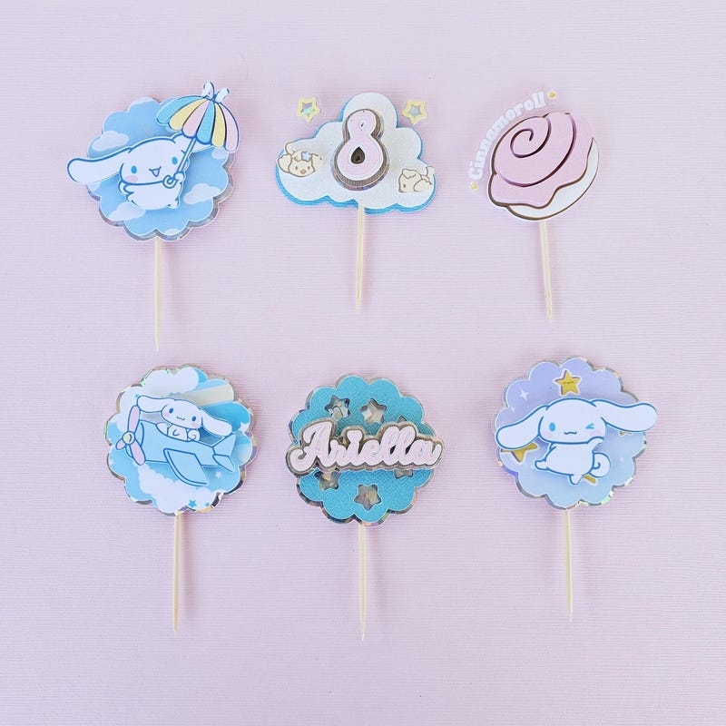 Cinnamon Roll Cake Topper - Etsy