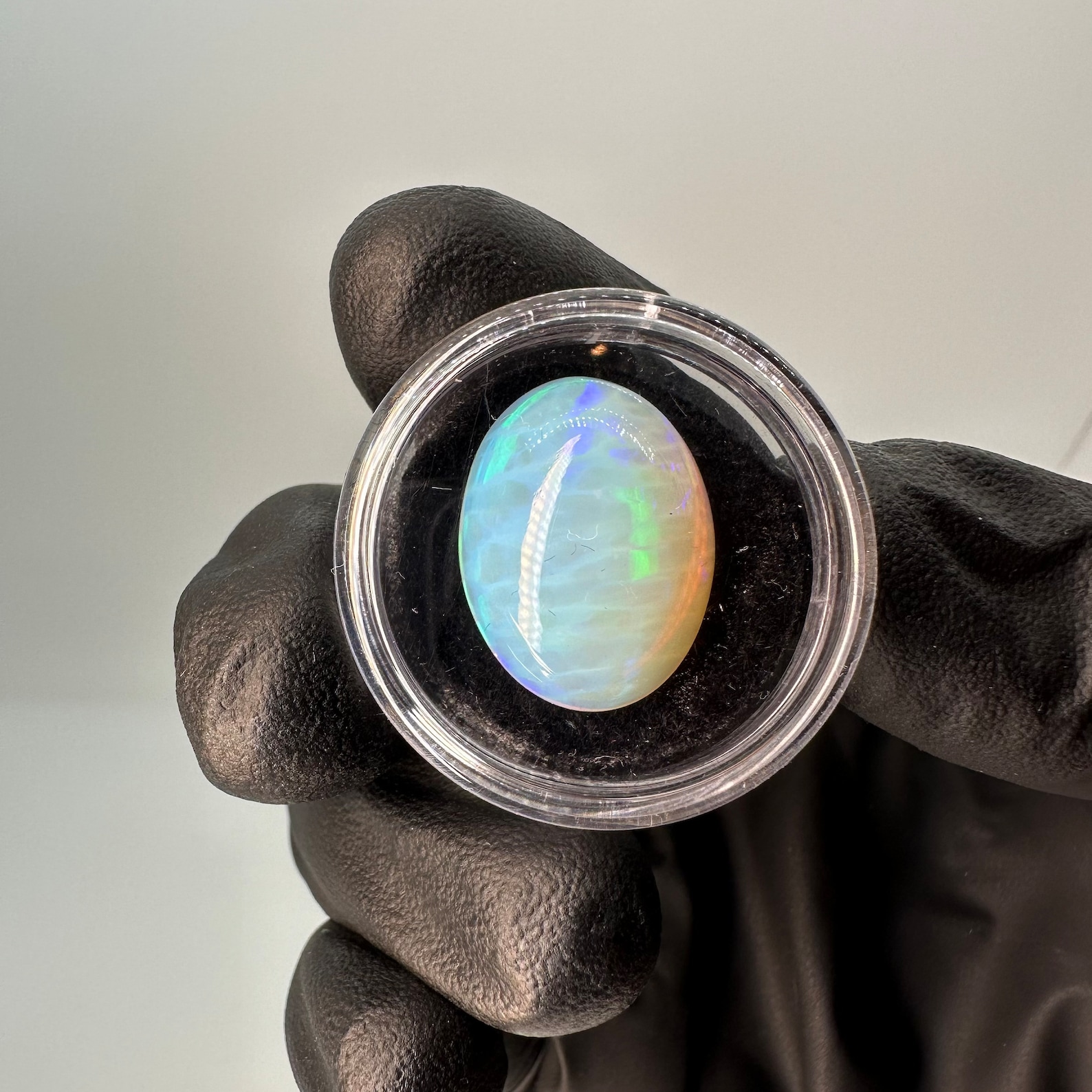 14.45cts Welo Ethiopian Opal, Flashing, Webbed Honeycomb Pattern ...