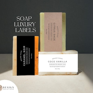 Luxury Soap Labels, Printable Soap Label Download, Handmade Soap Label ...