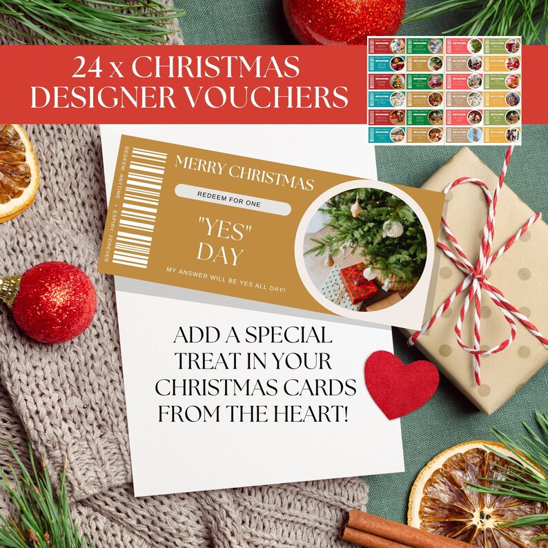 Printable Christmas Gift Voucher Template, Santa Gift Certificate ...