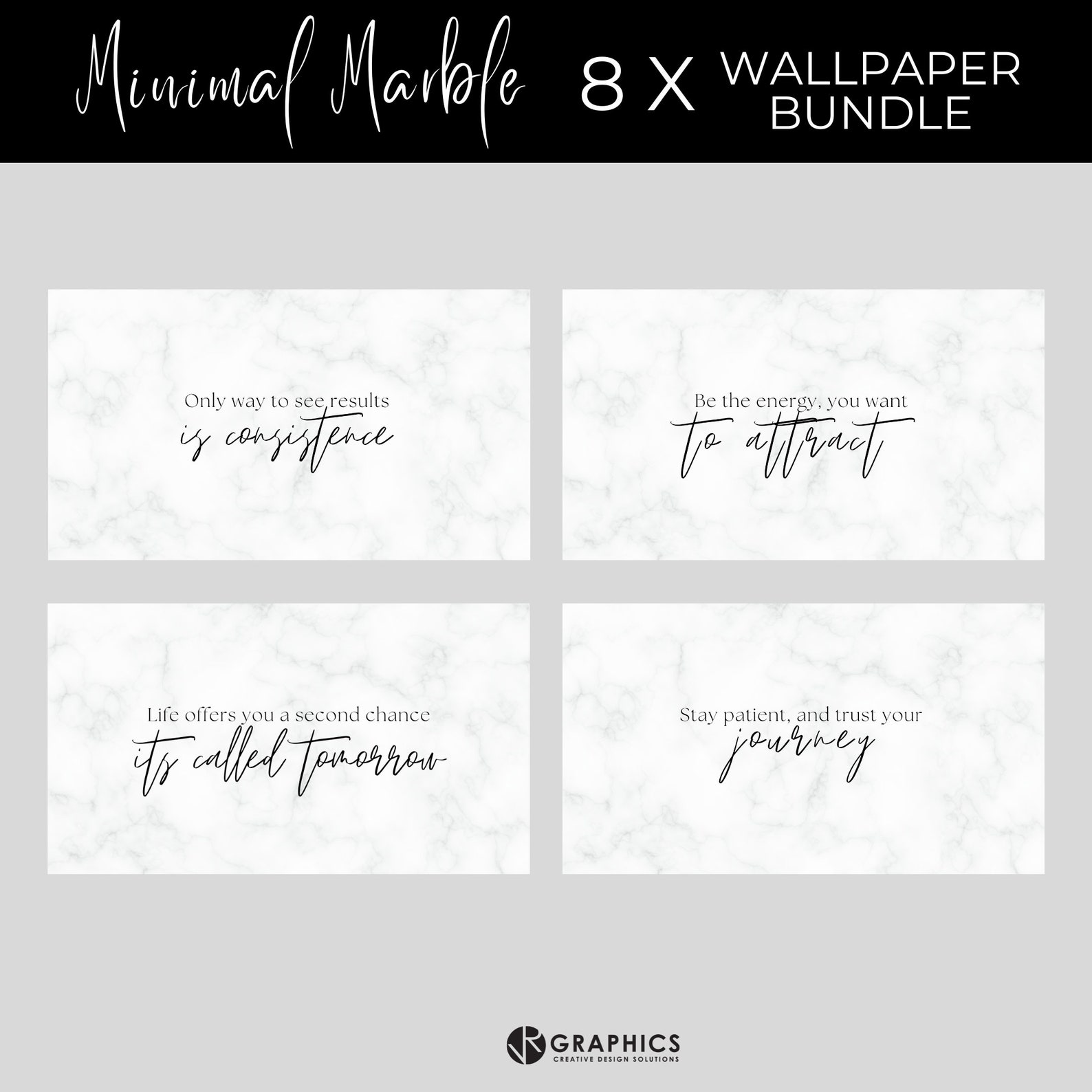Minimal Desktop Wallpaper Quotes Bundle, INSTANT DOWNLOAD, Desktop ...