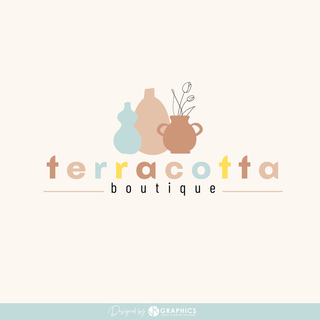 Boho Homeware Logo Design, Interior Design Logo, Minimalist Logo ...
