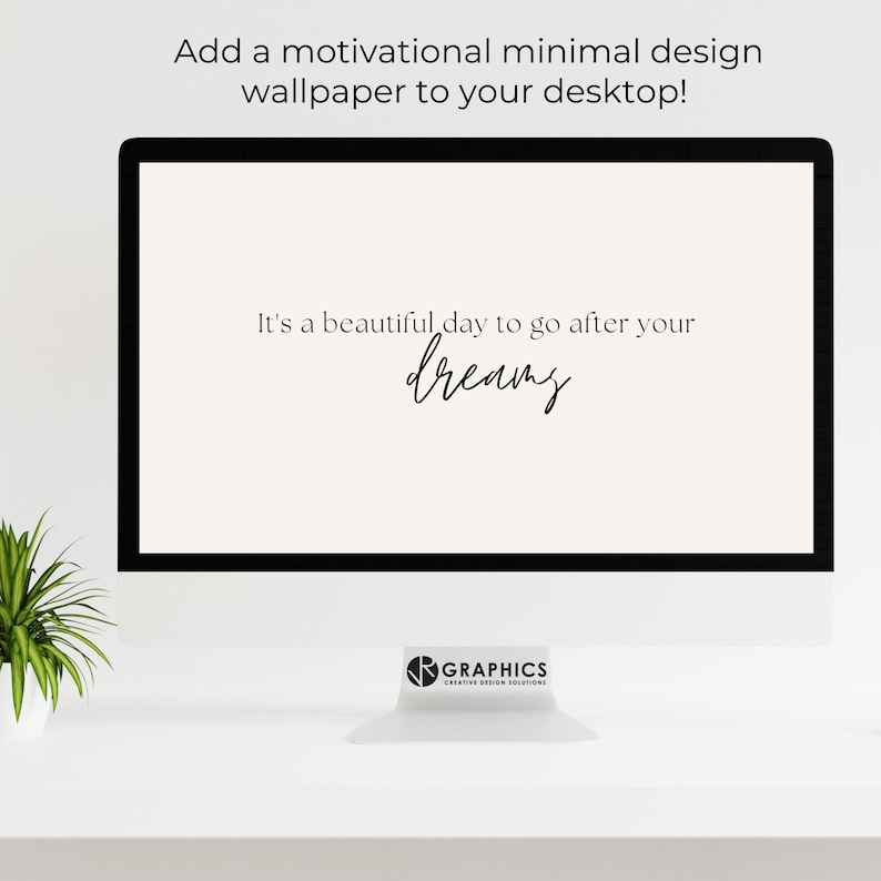 Minimalist Desktop Wallpapers | Inspirational Quotes Bundle | Mac ...