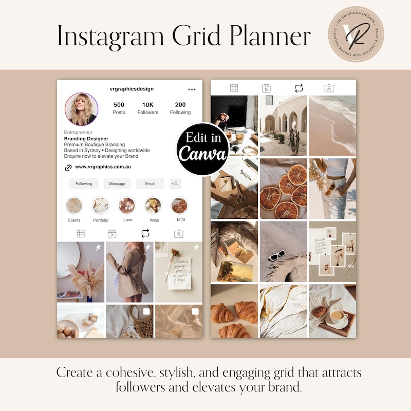 Instagram Templates - Etsy