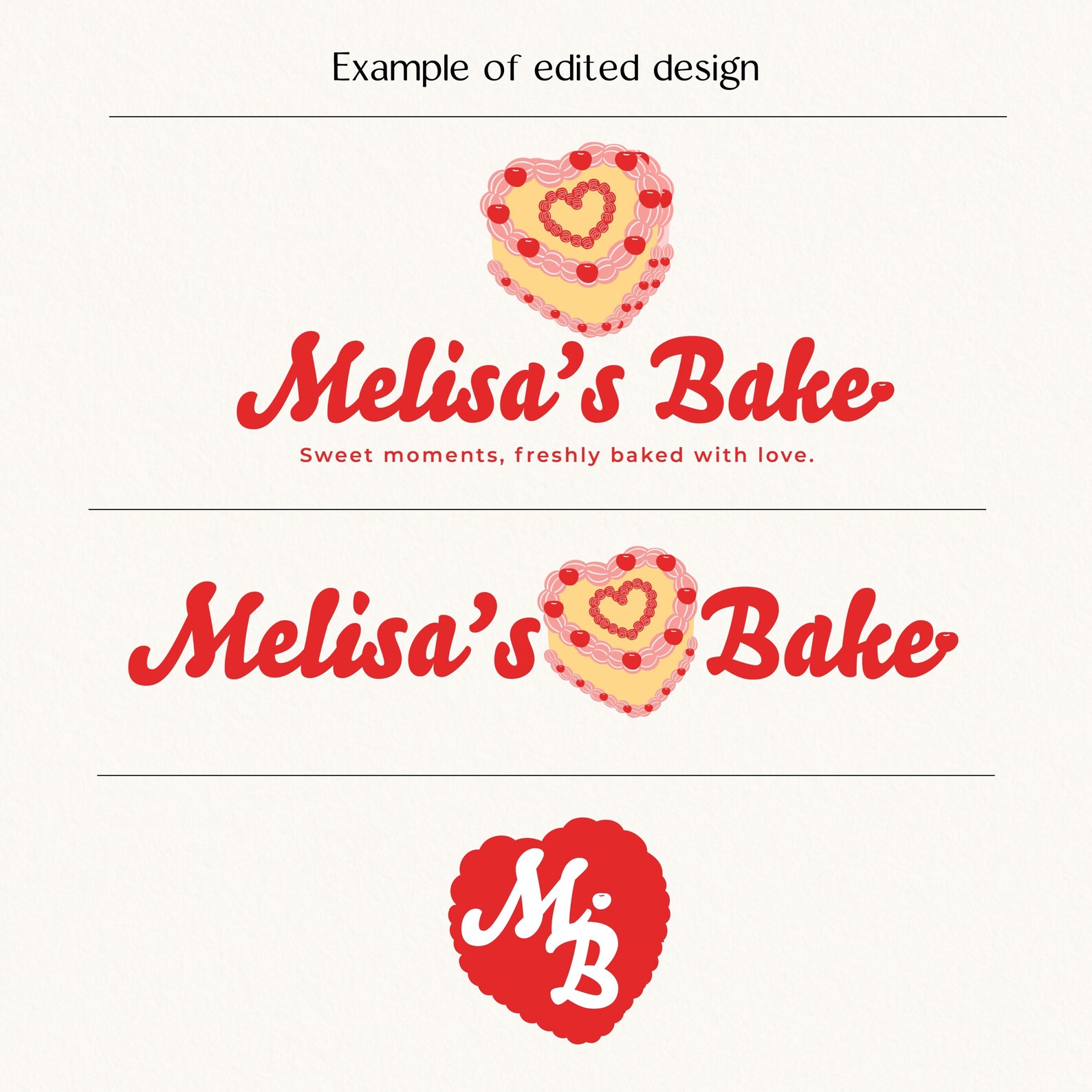 Pink Cake Logo, Vintage Cake Logo, Bakery Logo, Retro Logo Design ...