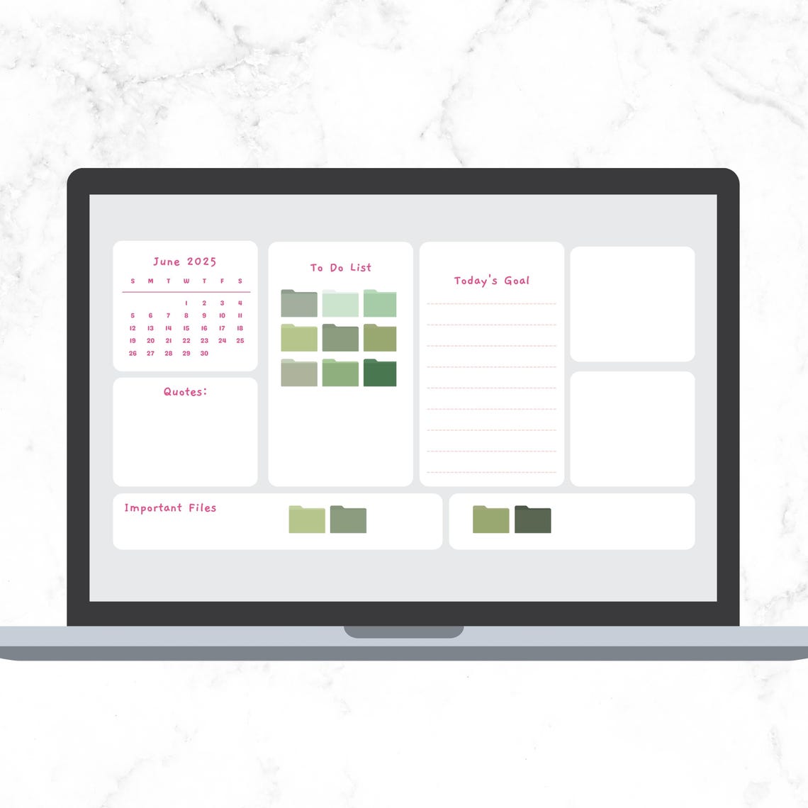 Sage Green Desktop Icons | Minimalist Mac & PC Folder Set (digital ...