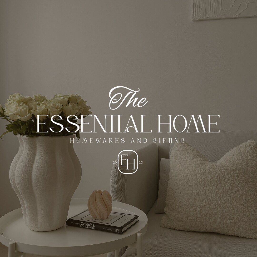 Elegant Interior Design Logo: Customizable Business Branding (digital ...