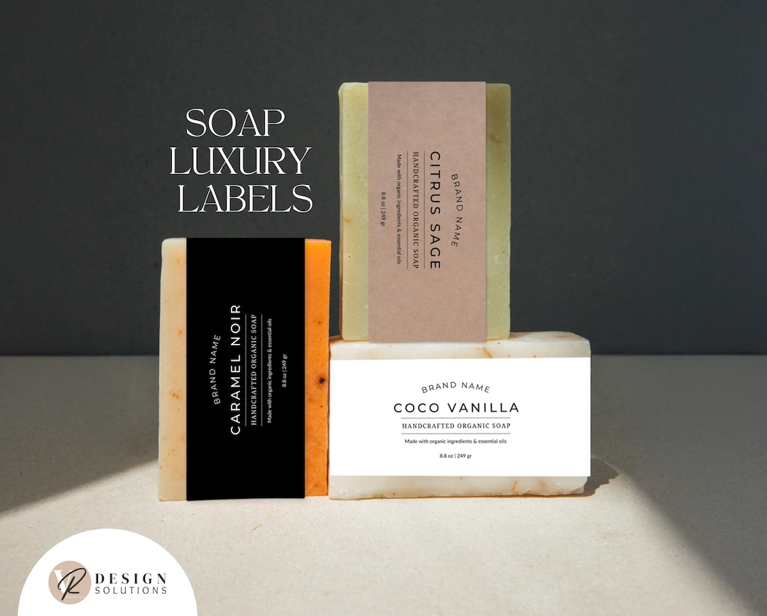 Luxury Soap Labels, Printable Soap Label Download, Handmade Soap Label ...