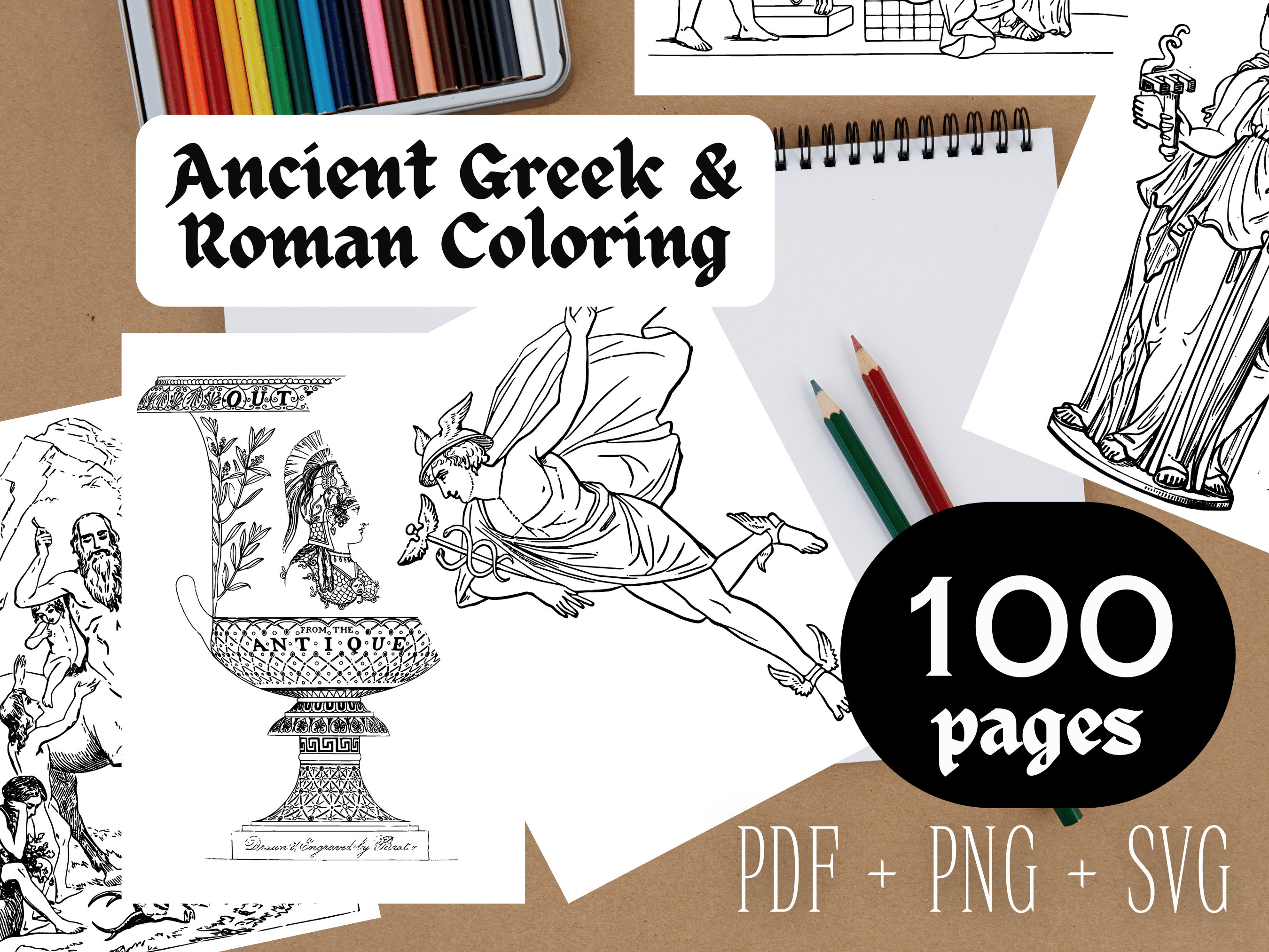 Ancient Greece Rome Coloring Pages