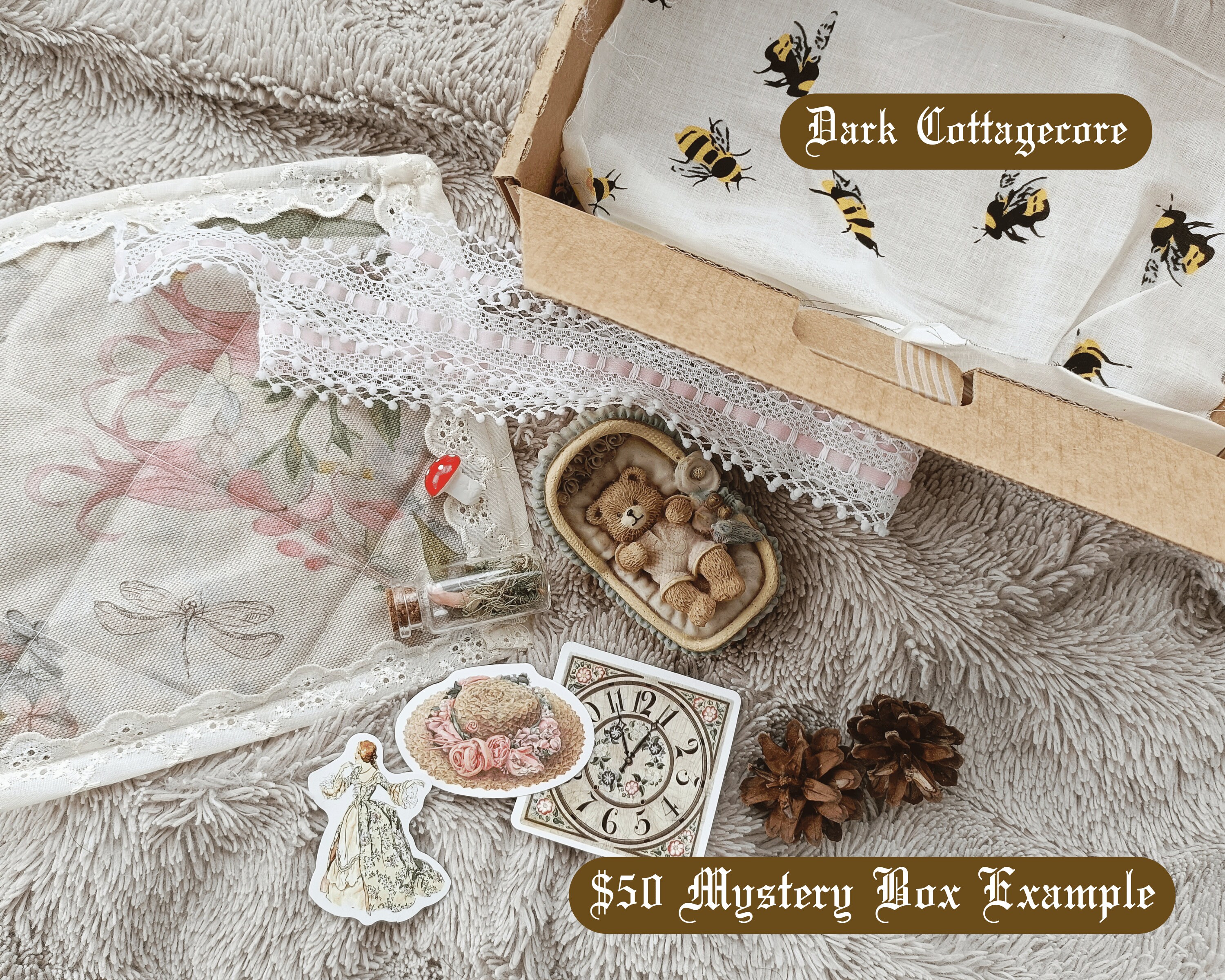 Dark Cottagecore Mystery Box Small Oddity Home Decor Collectible Thrift ...