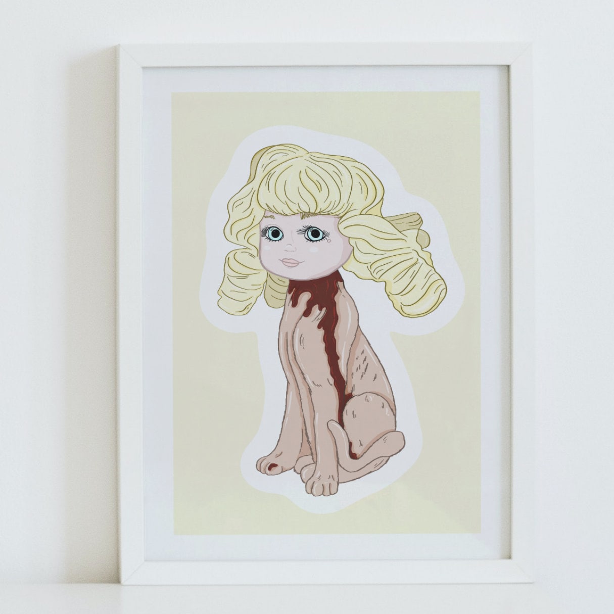 Matte Art Print Creepy Cute Coquette Art Printed in NZ A5 - Etsy