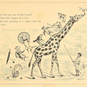 Bizarre Absurd Vintage Coloring Pages - Weird Wall Art Print Victorian ...