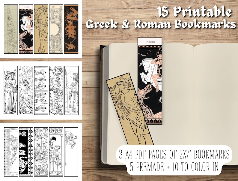 Ancient Greek & Roman Coloring Pages Vintage Illustrations Coloring ...