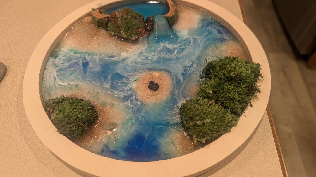 Waterfall Island - Etsy