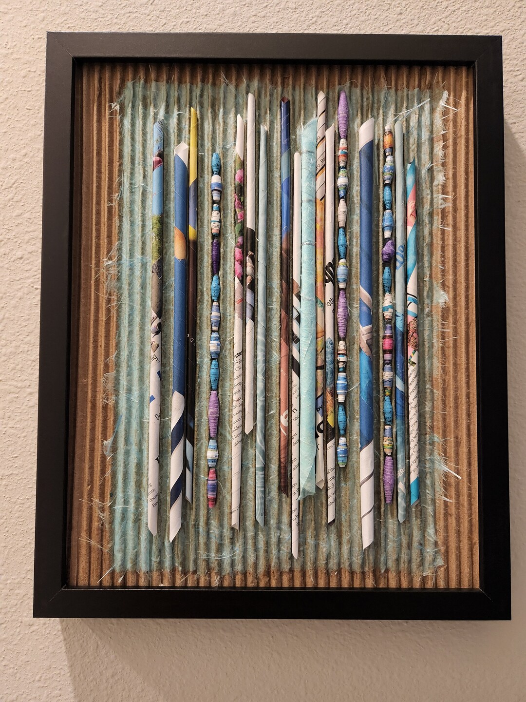 Paper Tubes in Blue - Etsy