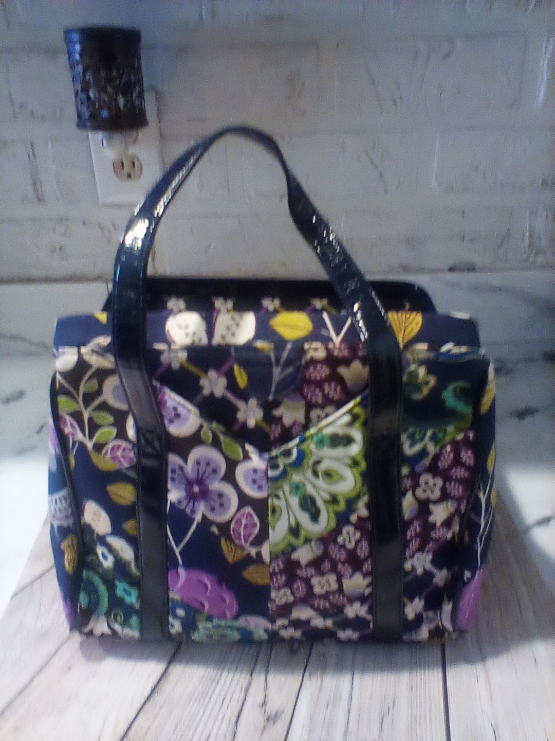 Vera Bradley Floral Nightingale Frame Satchel - Etsy
