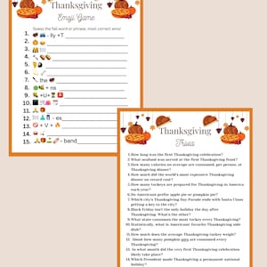 Thanksgiving Printable Games Bundle - Thanksgiving Party Games ...