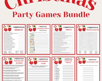 Christmas Trivia Printable - Christmas Party Games - Holiday Party Game ...