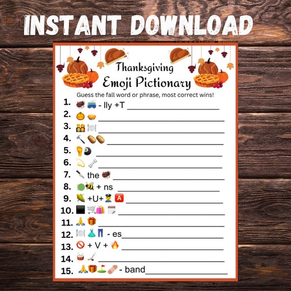 Thanksgiving Emoji Copypasta