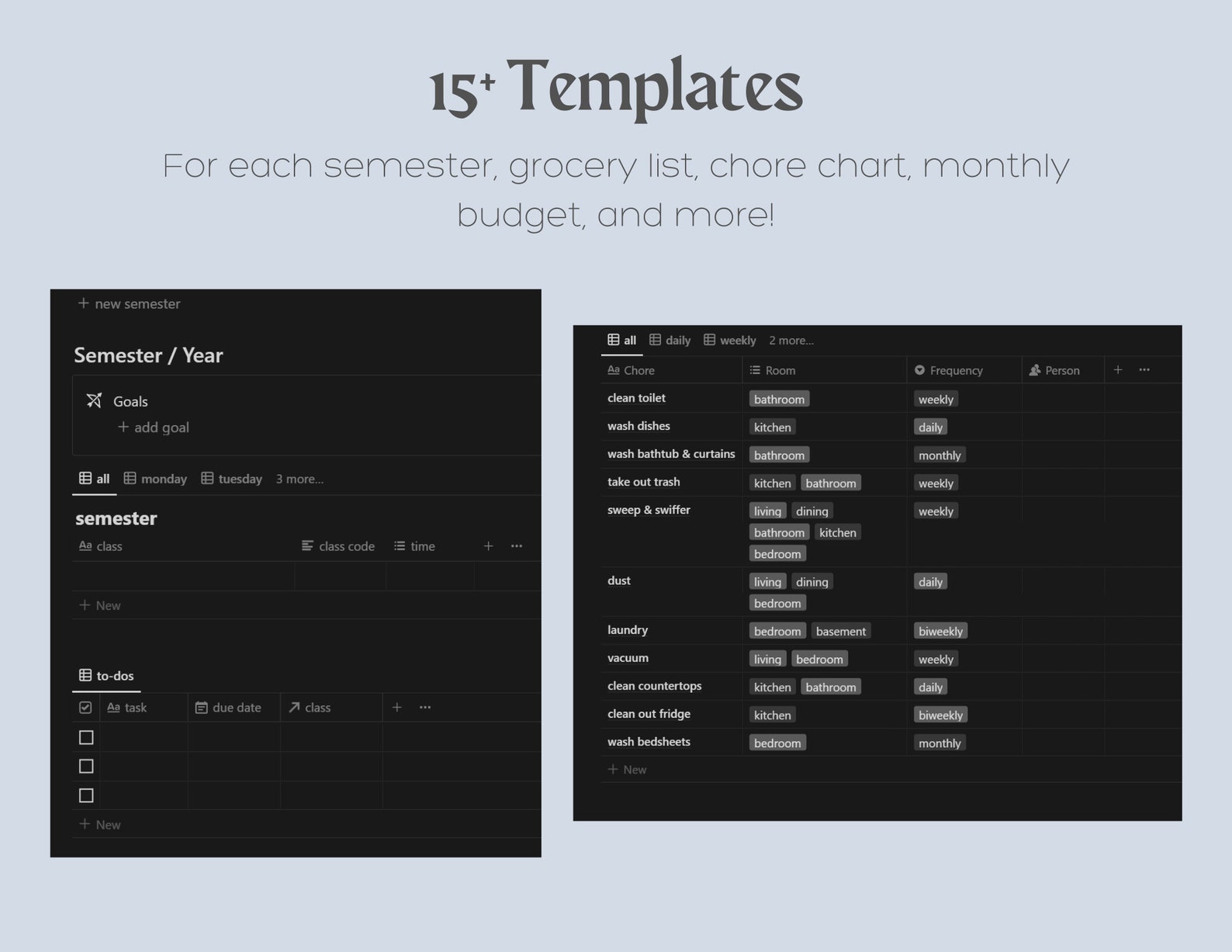 Minimalist Notion Planner Dashboard for Balanced Productive Life ...