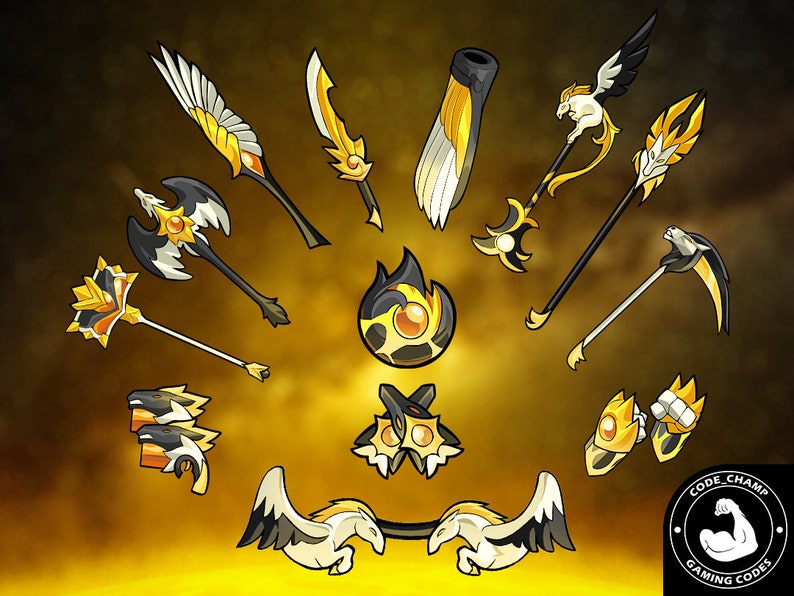 For Brawlhalla: Regal Sun Weapon Skins All 13 Weapons Pack - Etsy