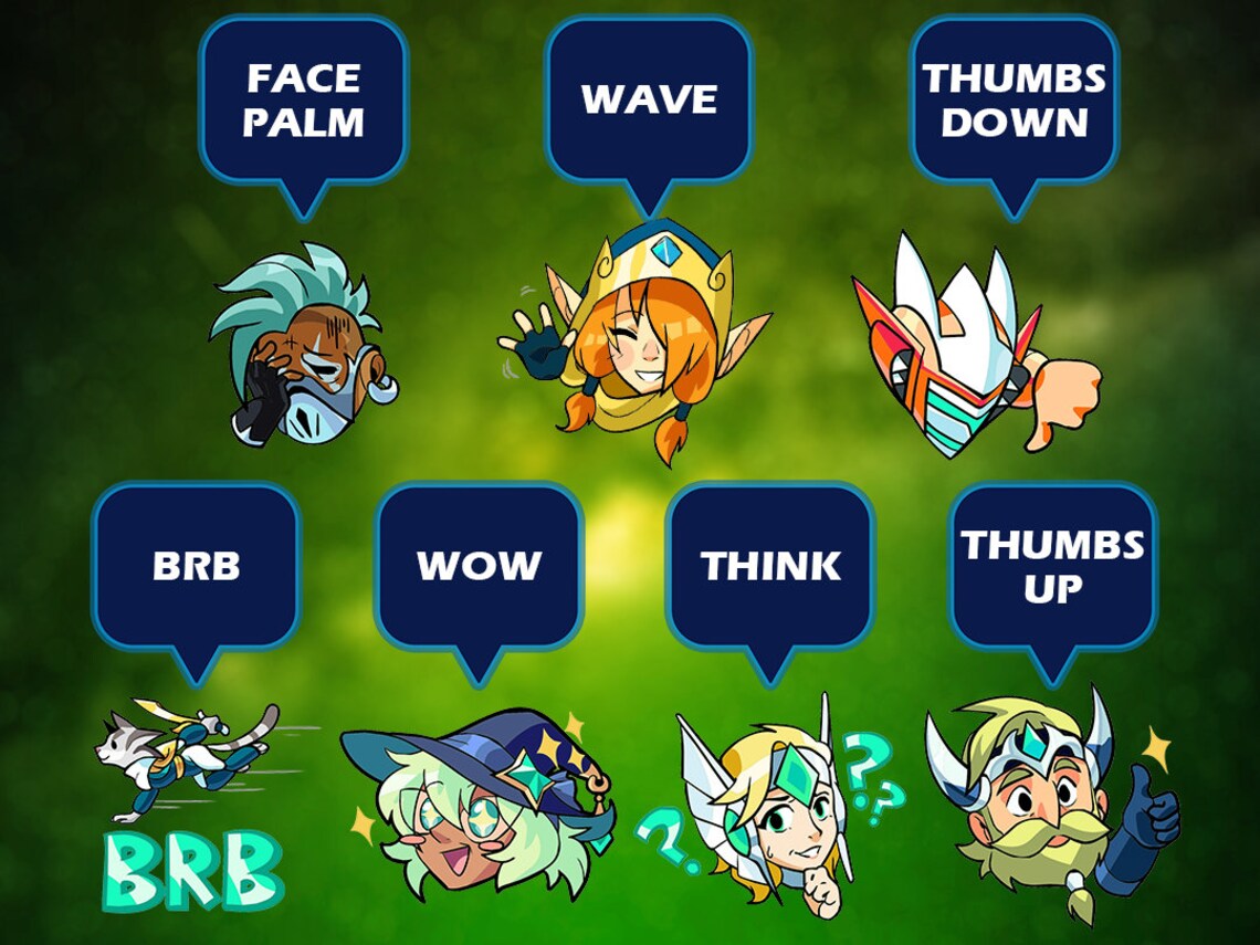 For Brawlhalla: Emoji Pack BCX Metadev Emojis 7 Pack - Etsy
