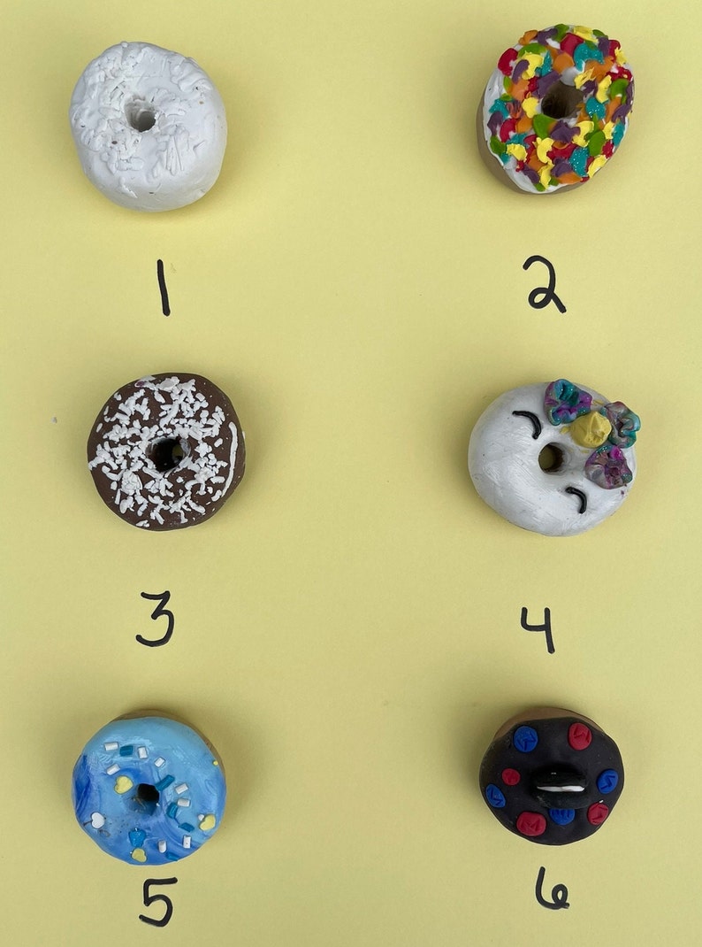 Donut Magnets of Popular Donut Shops - Etsy