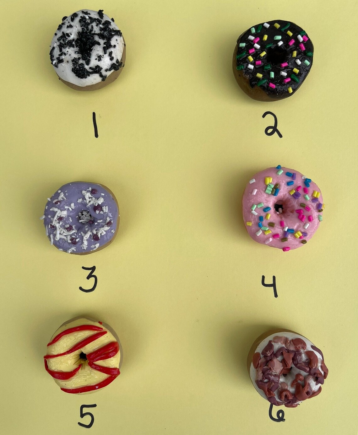 Donut Magnets of Popular Donut Shops - Etsy