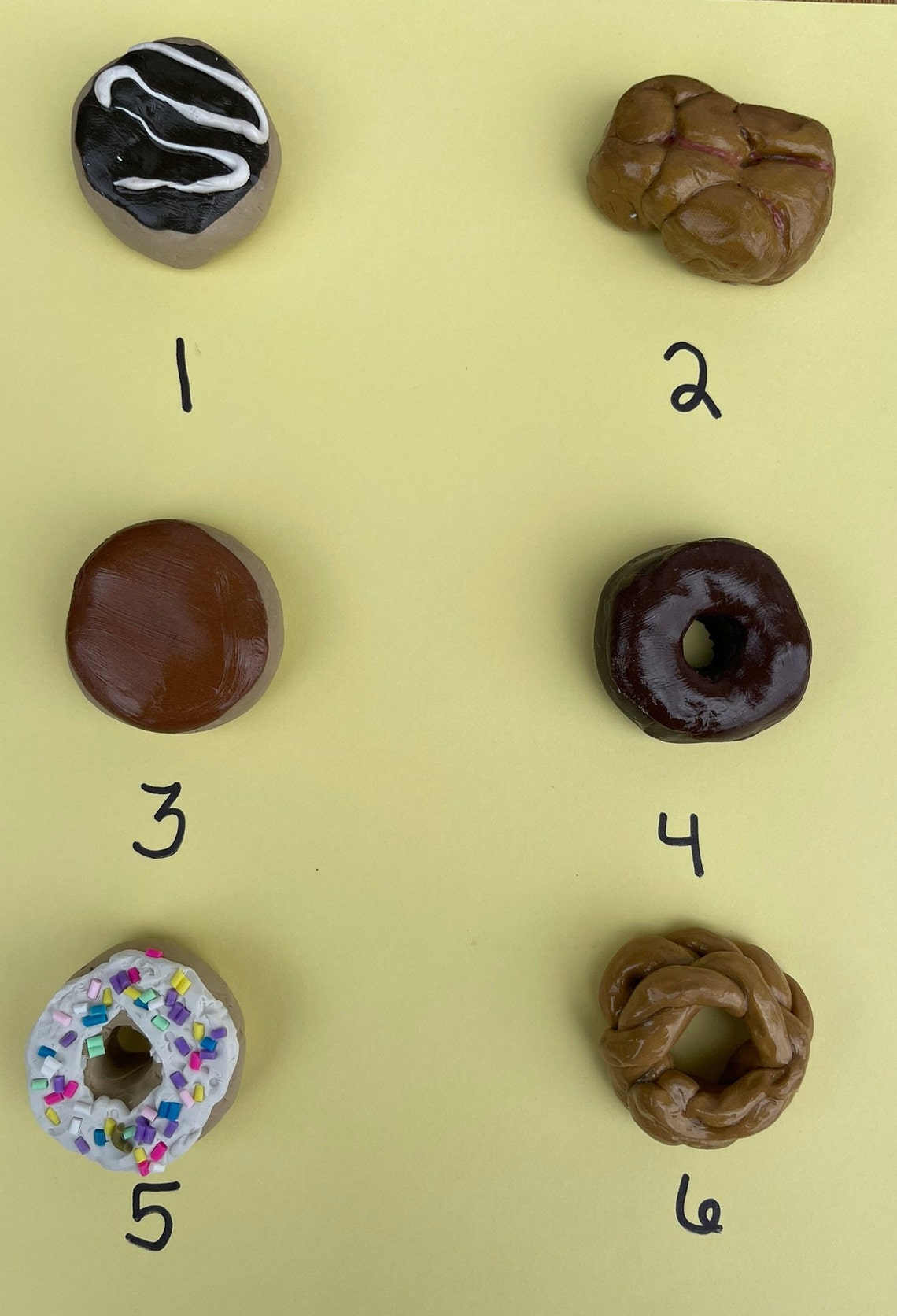 Donut Magnets of Popular Donut Shops - Etsy