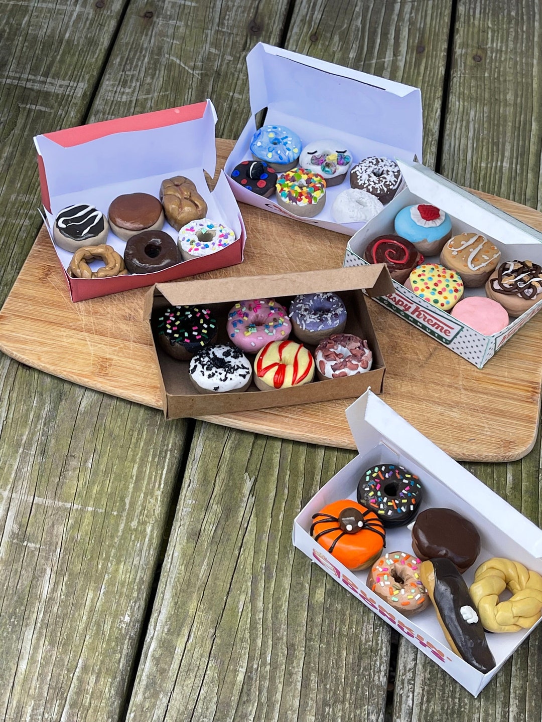 Donut Magnets of Popular Donut Shops - Etsy