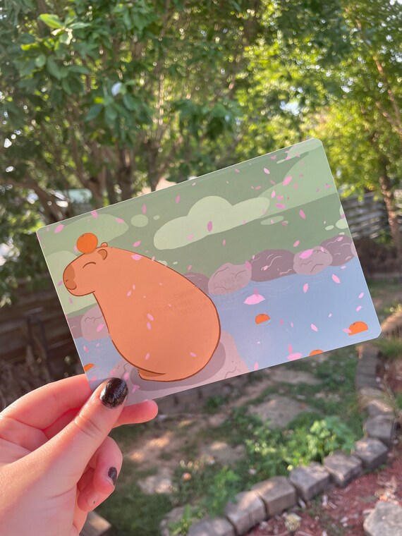 Good Morning Capybara Print - Etsy