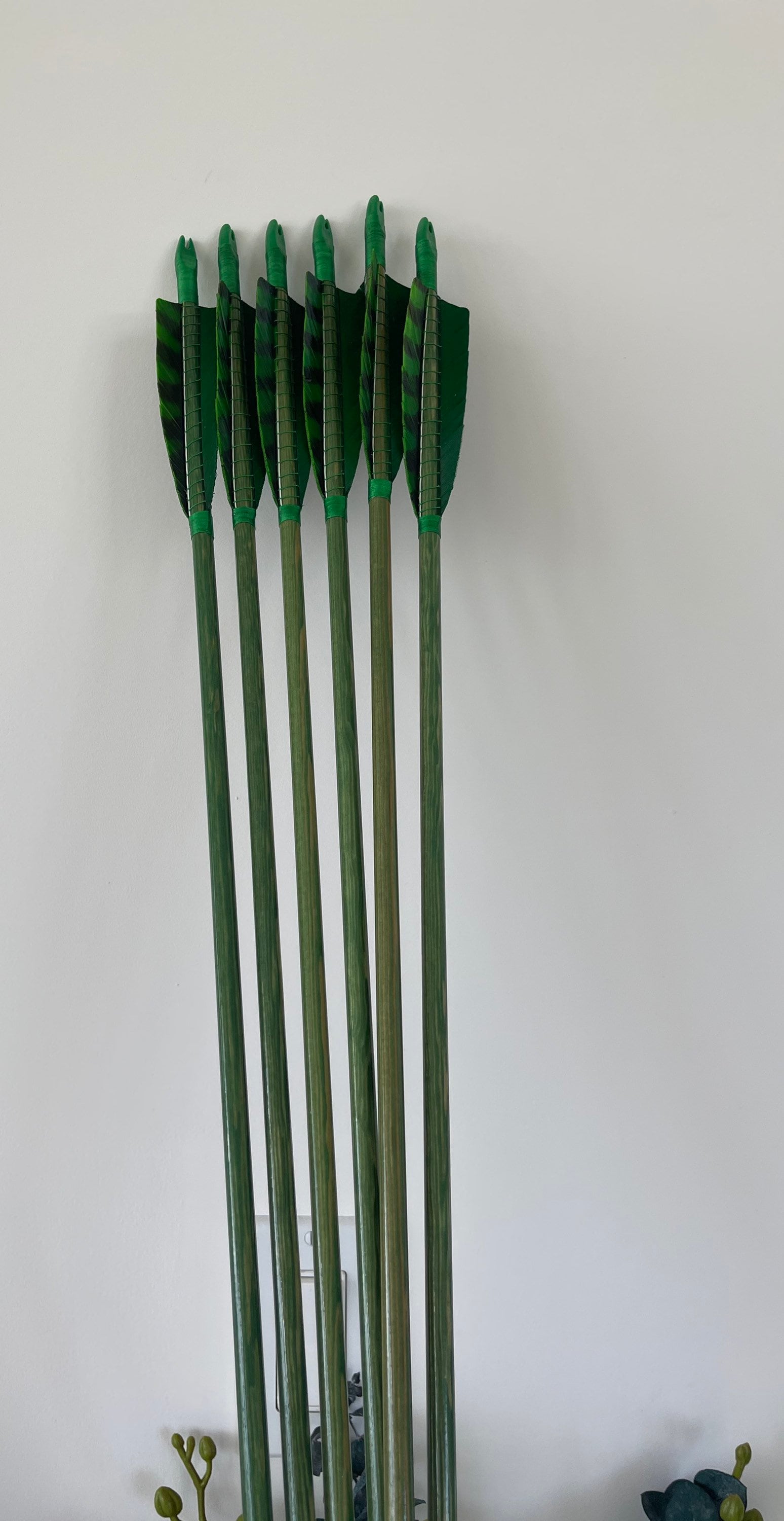 50-55# Spine, 125 Grain Brass Points, Parallel Douglas Fir Wood Arrows ...